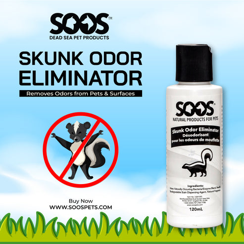 Natural Skunk Odor Eliminator 120mL – Soos Pets