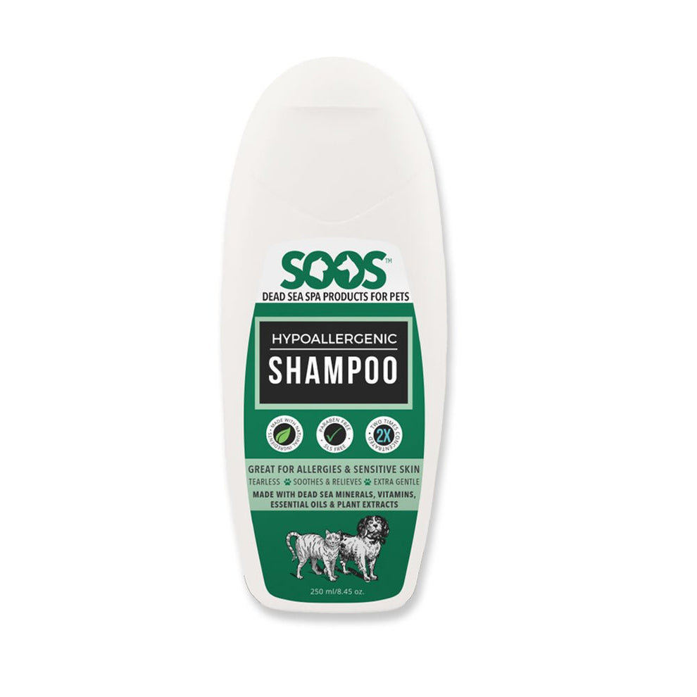 Buy Best Natural Dead Sea Hypoallergenic Pet Shampoo | SOOS PETS – Soos ...